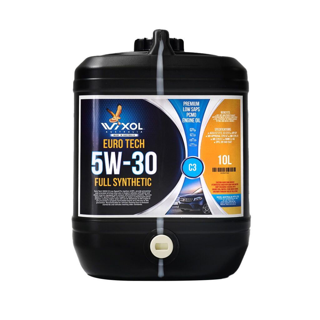 VIXOL EURO TECH 5W-30 C3 FULL SYNTHETIC ENGINE OIL-20L - Prodepot