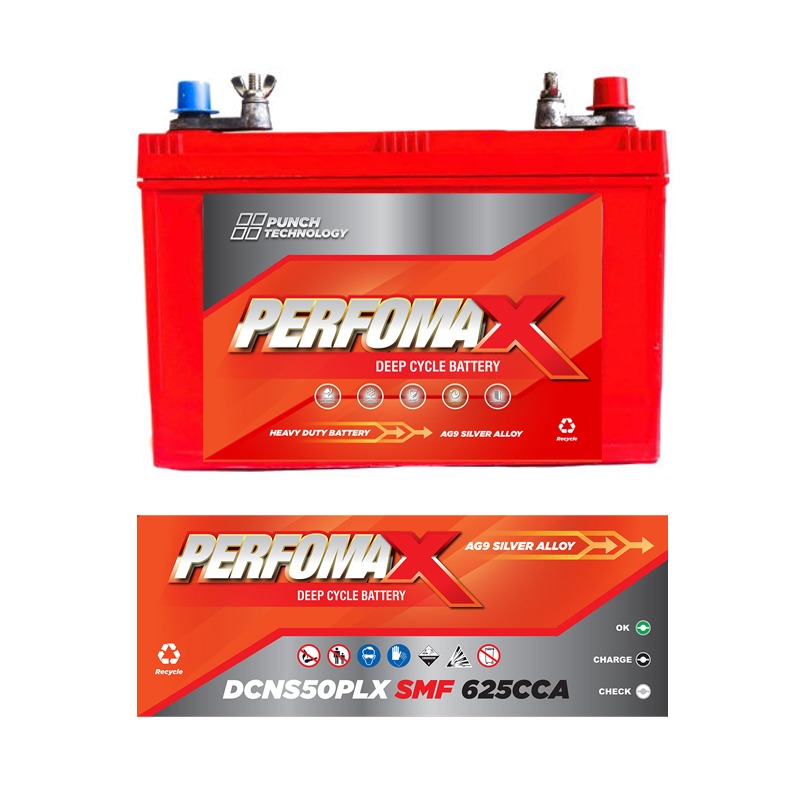 Performax Deep Cycle Battery DCNS50PLX SCMF— Supplied Fast, Brand May ...
