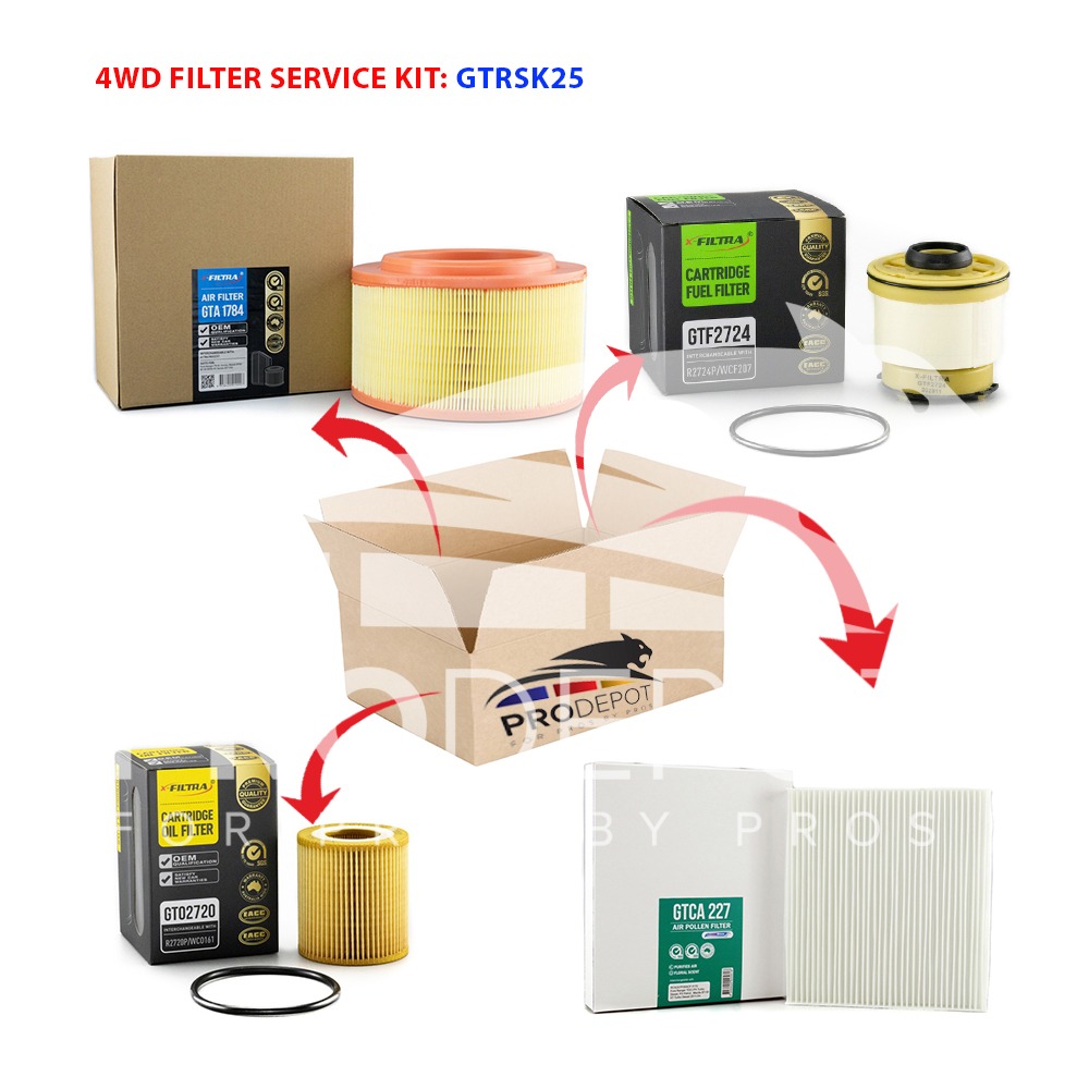 FORD Ranger PX 2.2L & 3.2L 2011 ../on 4WD SERVICE KITS - GTRSK25 - Prodepot